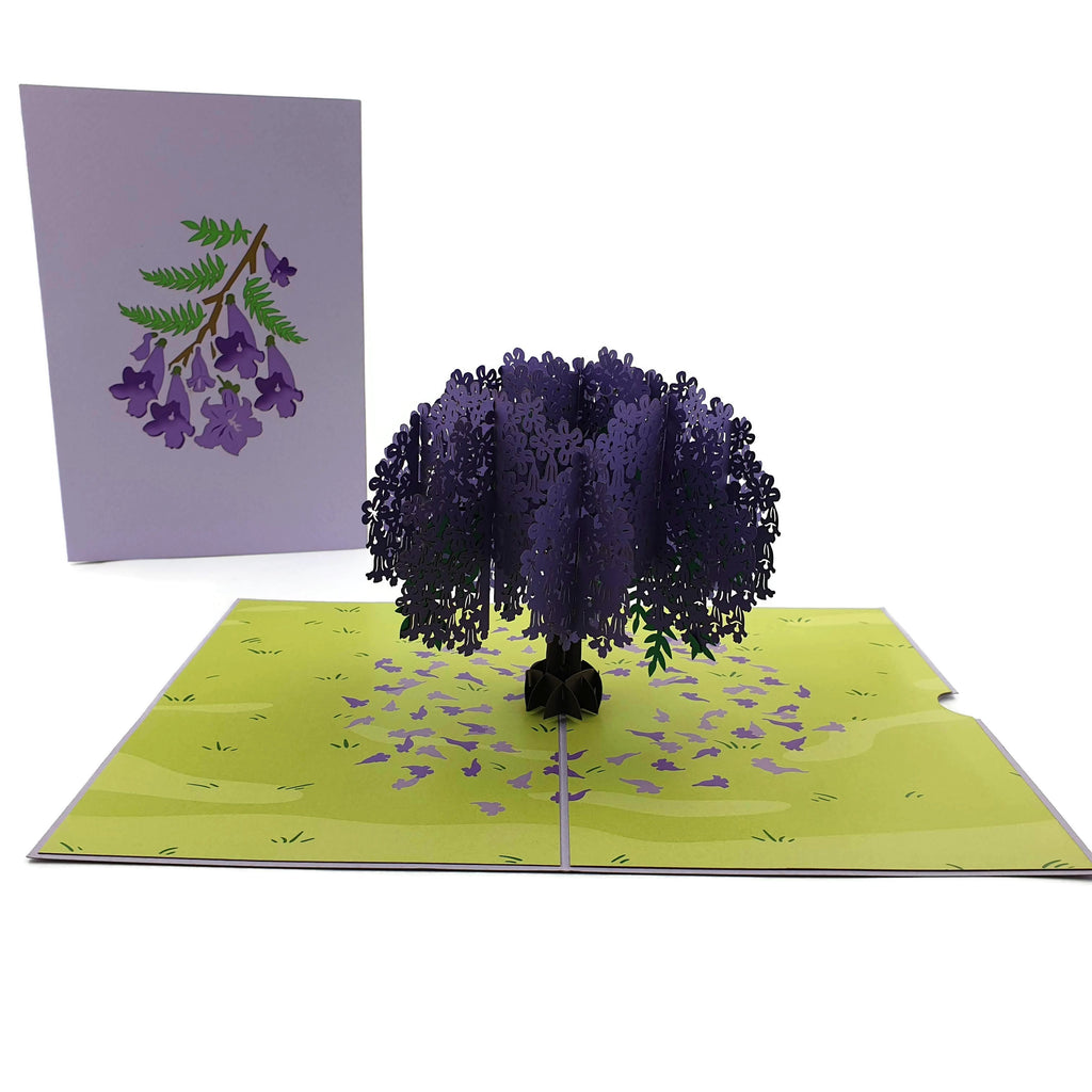 Jacaranda Tree Pop Up Card – VCard